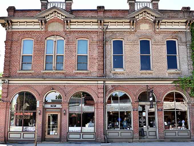 Redmen's Hall showcases the kind of detailed brickwork that modern buildings gave up on because patience apparently went out of style.