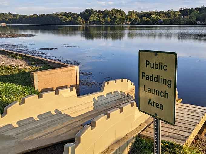 Your kayak's official entry point to hours of peaceful paddling and zero cell phone reception.
