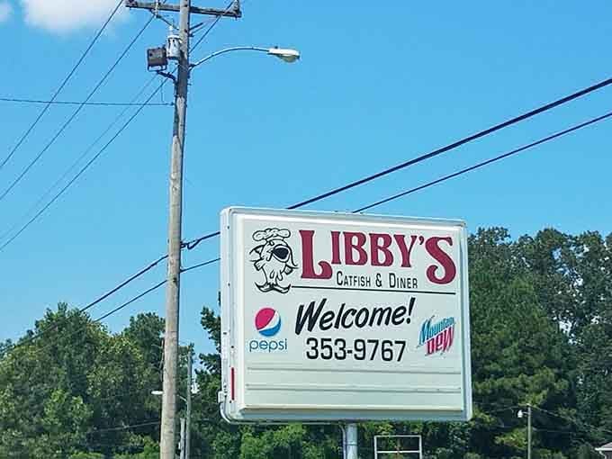 That cheerful welcome sign tells you everything you need to know about the hospitality waiting inside for you.