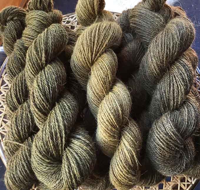 Llama fiber becomes beautiful yarn, proving these animals are useful beyond just being adorable hiking companions.