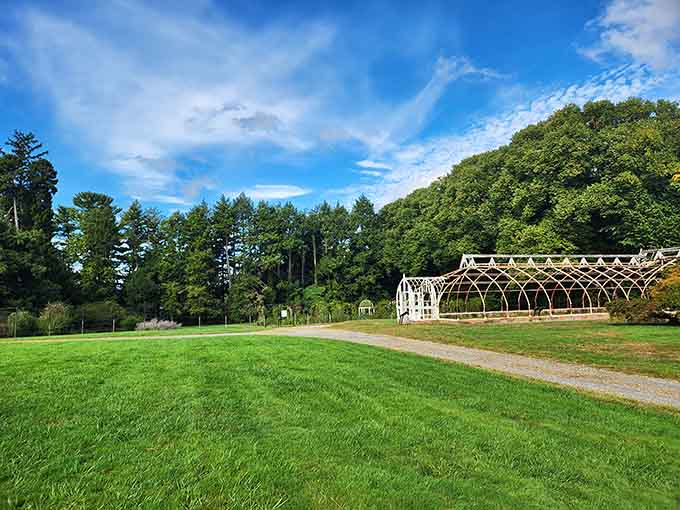 Sixty-seven acres of manicured grounds where you can pretend you're the lord or lady of the manor for an afternoon.