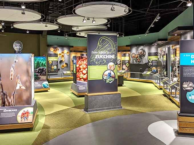 Modern exhibits celebrate Wisconsin's agricultural heritage with interactive displays that engage every generation visiting together.