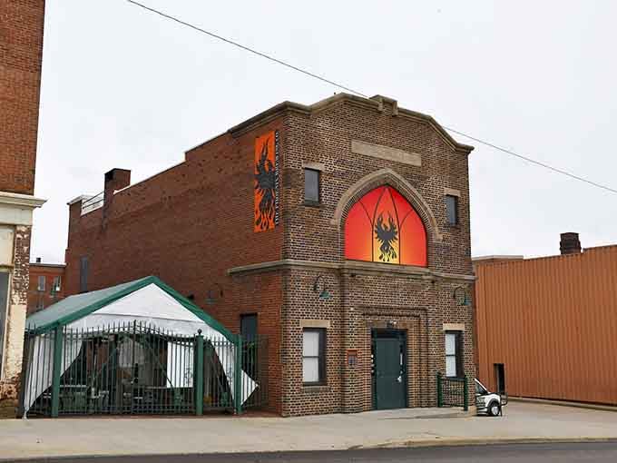 Phoenix Brewing Company's distinctive facade hints at the craft beer magic happening inside those brick walls daily.