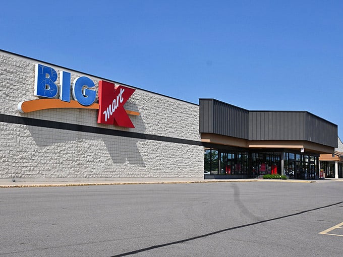 Big box stores exist here too, but they're just supporting players in Marshall's historic main attraction.