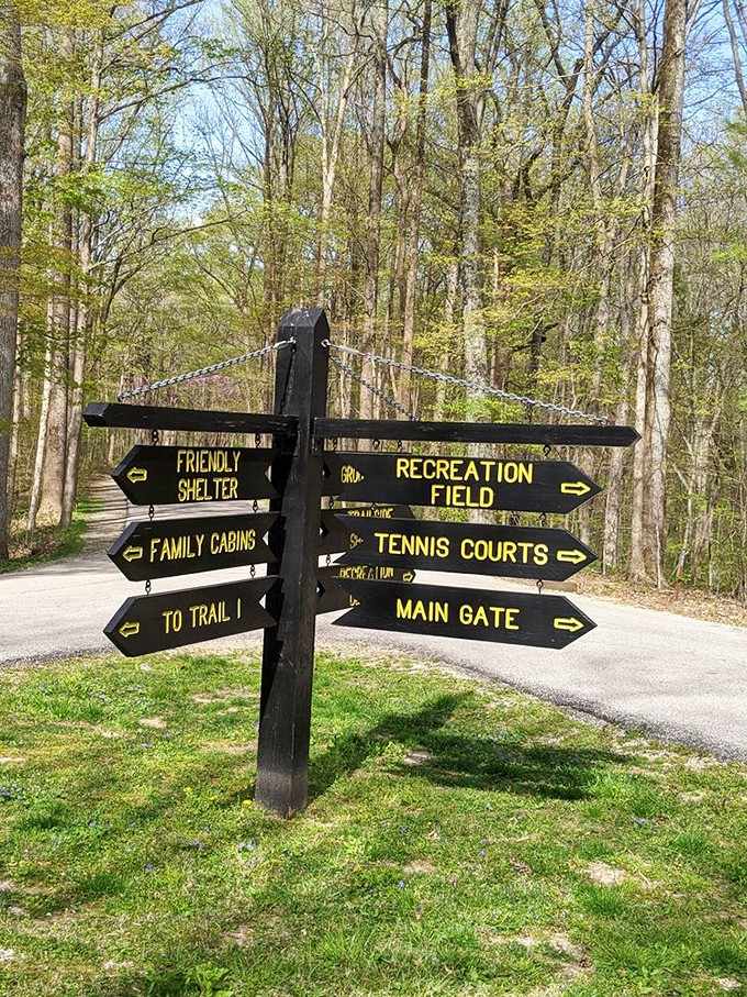 When even the signposts look this charming, you know you've found somewhere special worth exploring.