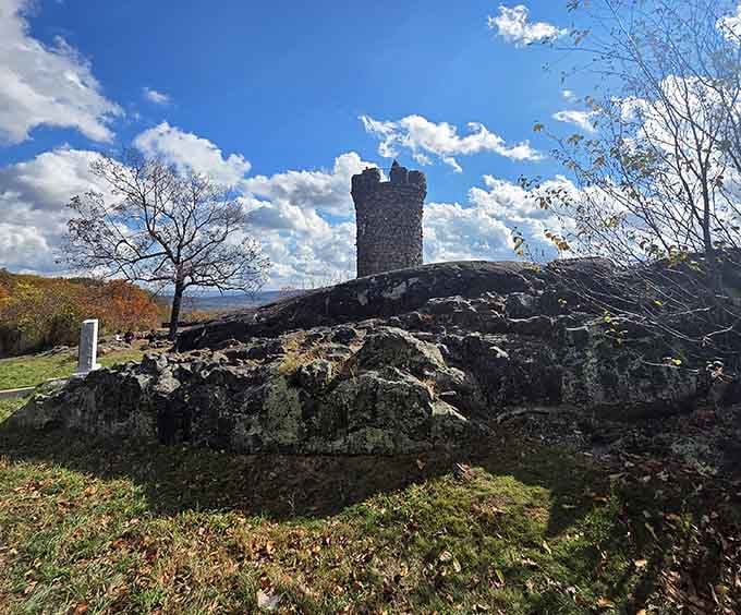 Castle Craig stands sentinel atop the ridge, offering panoramic views that make the climb worthwhile for knees willing.