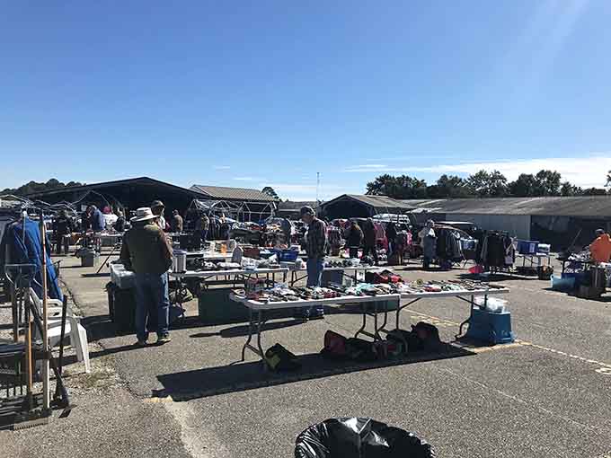 The outdoor market sprawls like a treasure map come to life, where X marks every single spot.