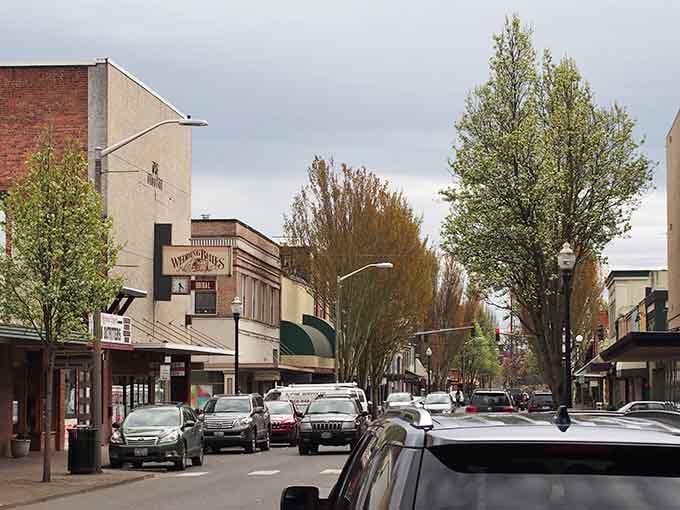 Main Street looks like it escaped from a time when downtowns were destinations, not afterthoughts.