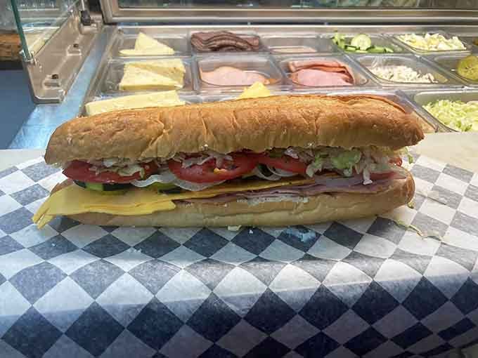 That Italian sub stretches longer than most people's lunch break and tastes like pure sandwich perfection.