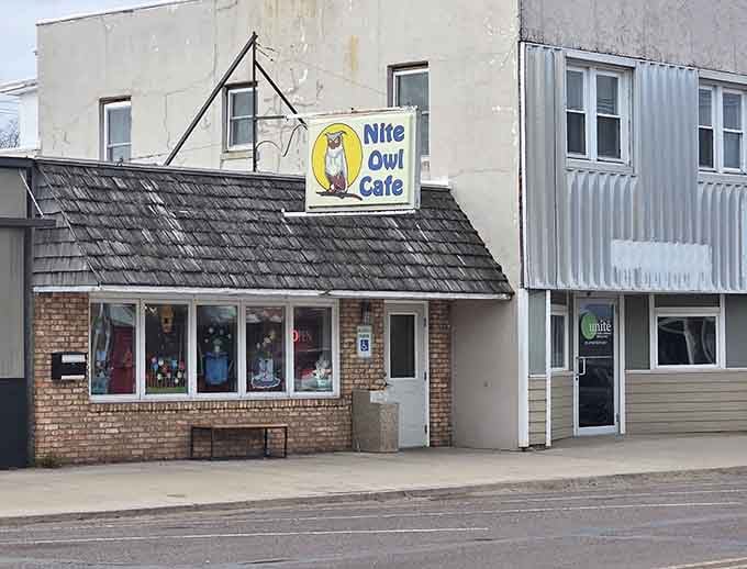 A modest brick building on a quiet street, hiding one of Michigan's most genuinely satisfying dining experiences inside.