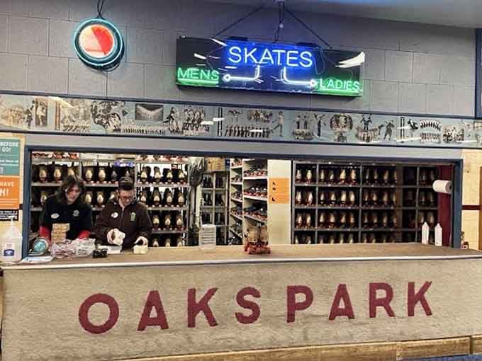 Behind that counter, friendly faces help you find the right skates for your ambitious plans.