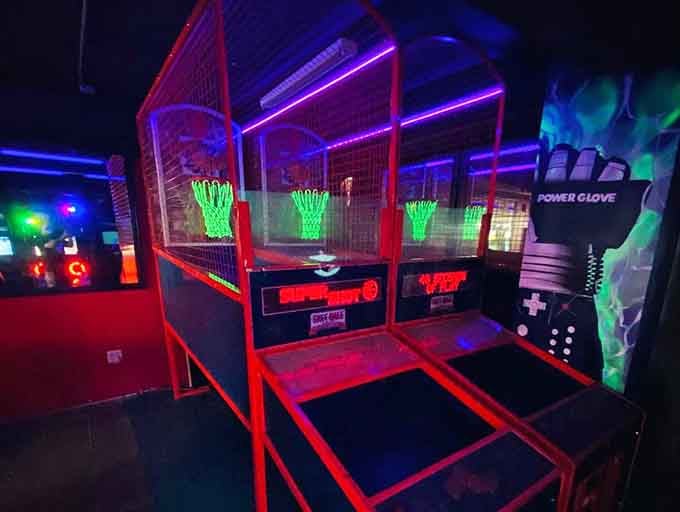 Basketball arcade games: all the glory of making shots, none of the running or actual physical fitness requirements whatsoever.