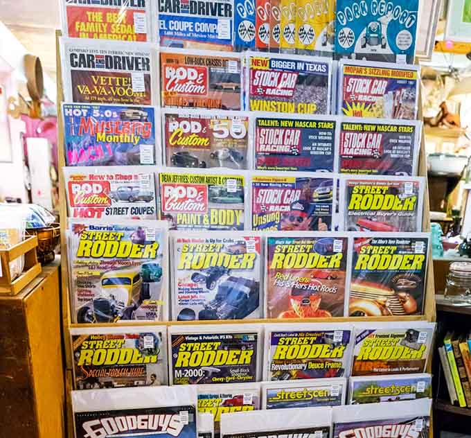 Vintage car magazines for gearheads who remember when hot rods didn't need computer chips to run.