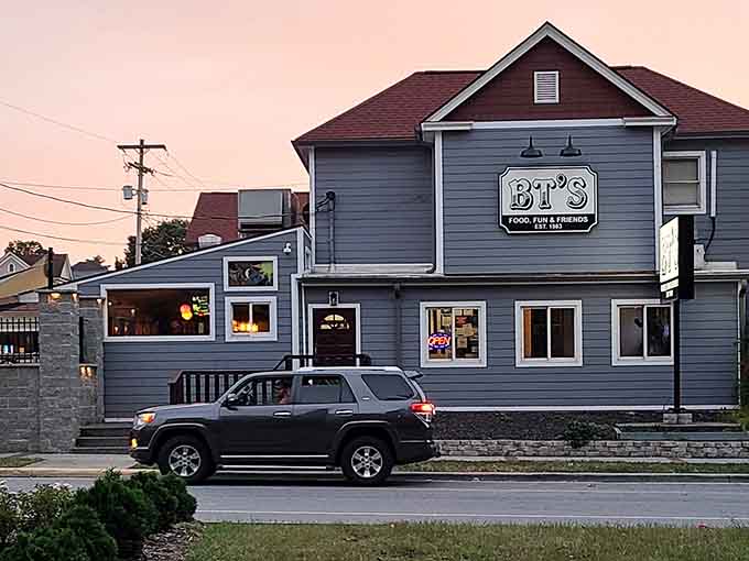 BT's Restaurant sits in a converted house, because the best meals often happen in unexpected architectural settings.