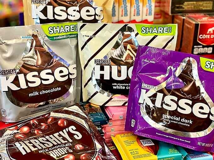 Hershey's products in every variety imaginable, from classic Kisses to chocolate innovations you've never tried.
