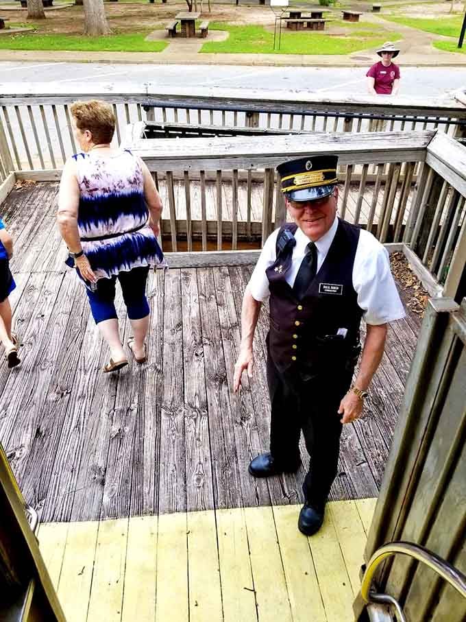 The observation deck offers fresh air and unobstructed views, making it the train's most coveted real estate for photographers.