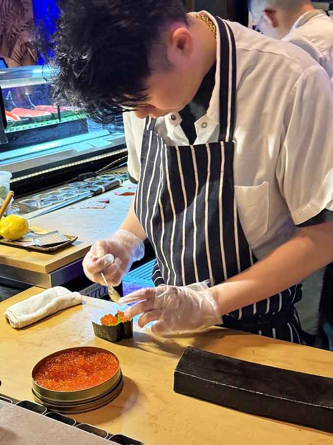 Behind every great tropical escape is someone who knows exactly how to roll the perfect bite.