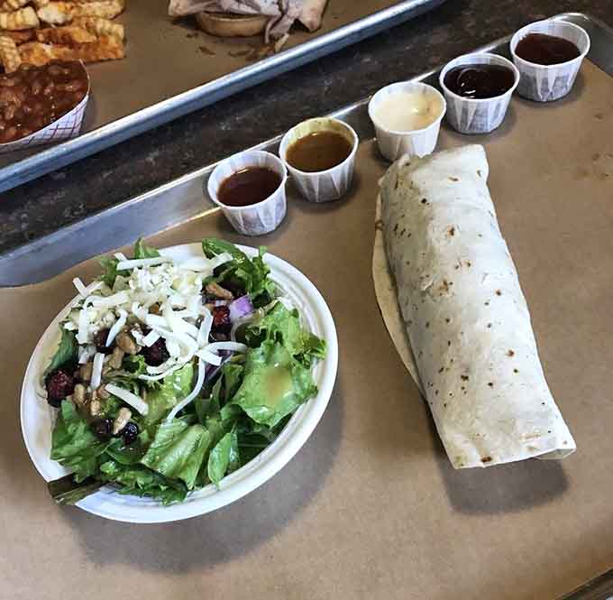 Even the lighter options here come with enough flavor to make you question everything you thought about healthy eating.