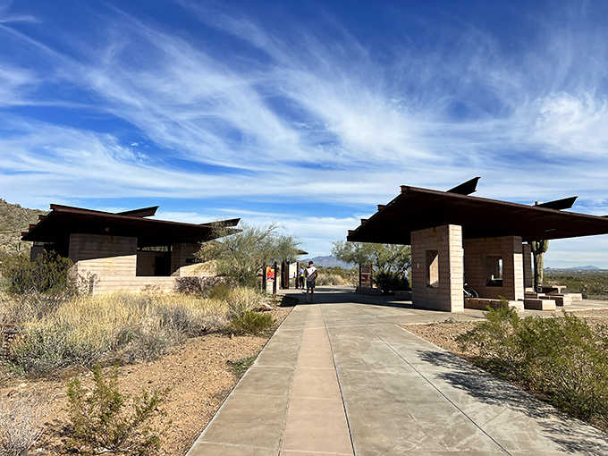 These handsome ramadas offer shade and spectacular views, proving that rest stops can be destinations in their own right.