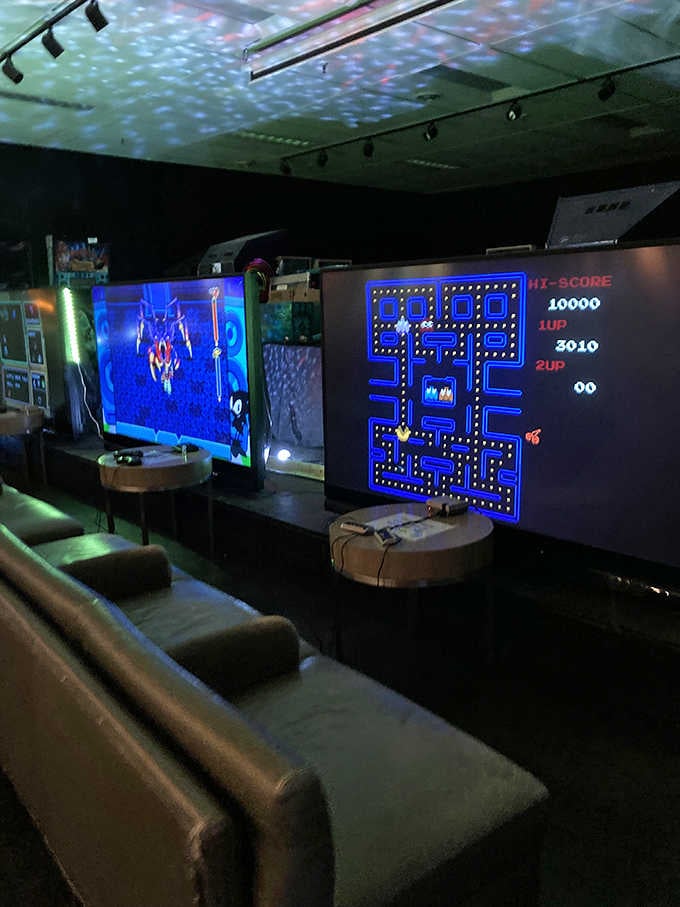 Giant screens prove that sometimes bigger really is better, especially when Pac-Man is involved.