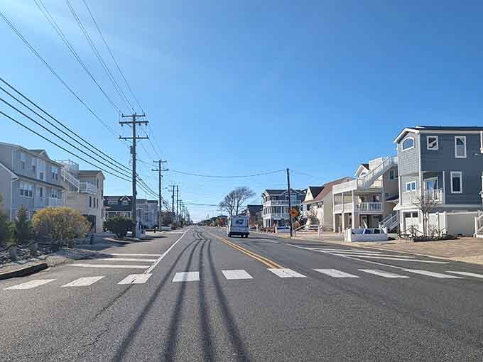 Clean streets, blue skies, and that distinctive beach town architecture that screams "you're on vacation now, relax already."
