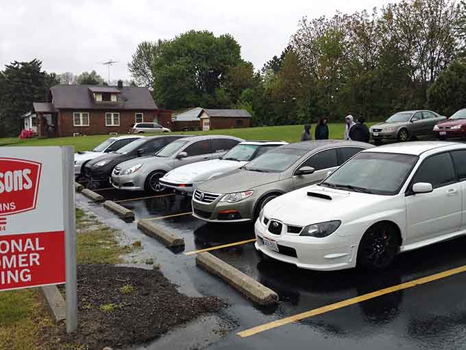 When the lot fills up like this, you know you've found something special that the whole community can't resist visiting regularly.