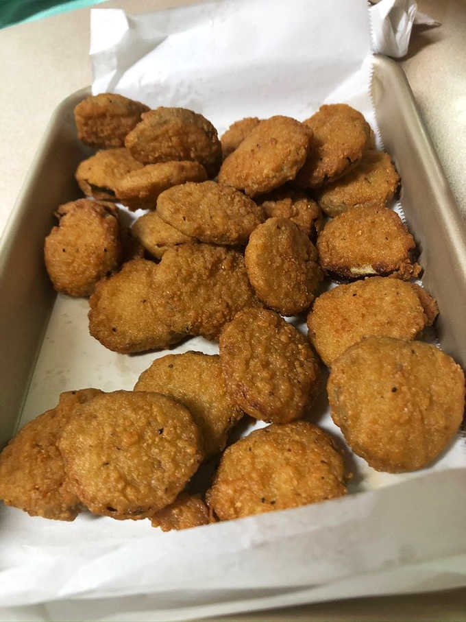 Fried pickles that turned skeptics into believers, one tangy, crunchy bite at a time since forever.