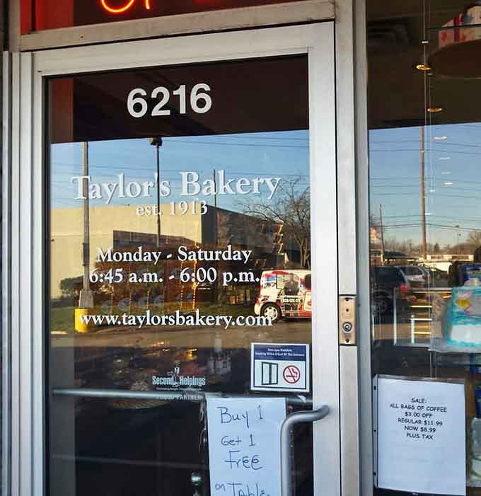 The hours posted on the door are your roadmap to pastry paradise, so plan your visit accordingly, friend.