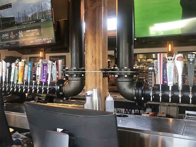 Those gleaming tap handles lined up like soldiers promise craft beer selections that'll keep you happily hydrated.
