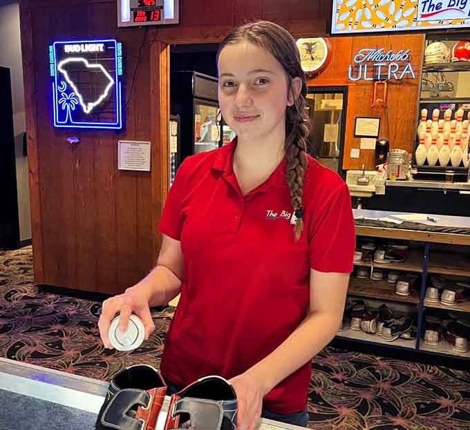 Friendly staff keep everything running smoothly while maintaining smiles despite the controlled chaos surrounding them daily.