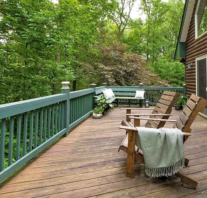 Your deck becomes the best seat in the house when nature provides all the entertainment you need.