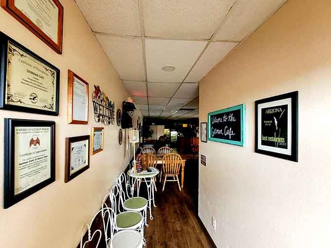 Framed certificates on the wall tell you this place takes pride in what they do, and one bite confirms it completely.