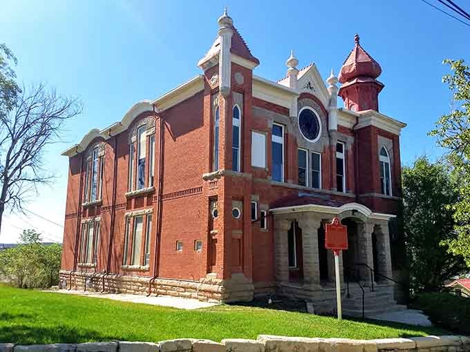 Temple Aaron's ornate towers and Romanesque details showcase the diverse heritage that built this remarkable town.