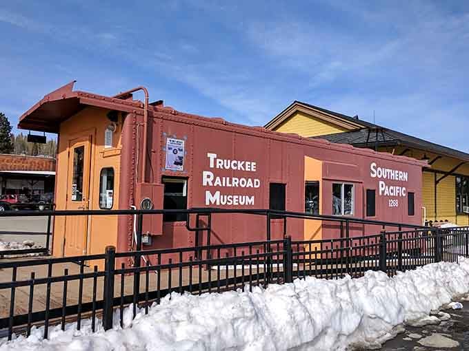 The Railroad Museum celebrates the iron horses that transformed this remote outpost into a vital transportation hub.