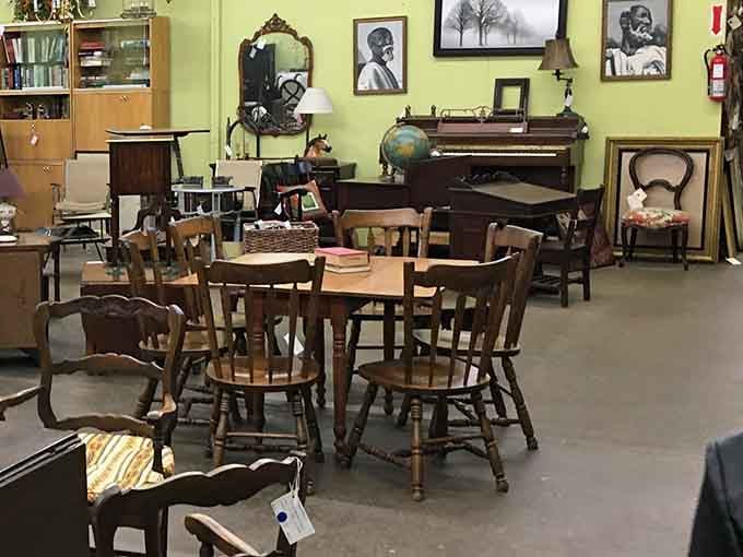 Architectural Warehouse stores character pieces that modern big-box stores couldn't replicate with unlimited budgets.
