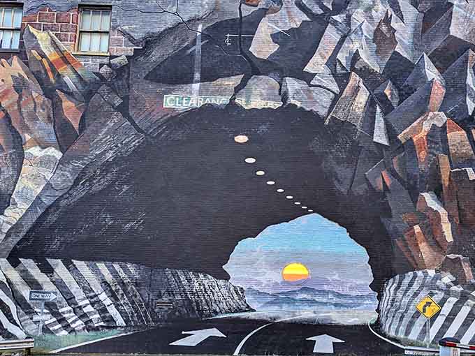 Every brushstroke serves a purpose in this carefully orchestrated symphony of visual trickery and technical mastery.