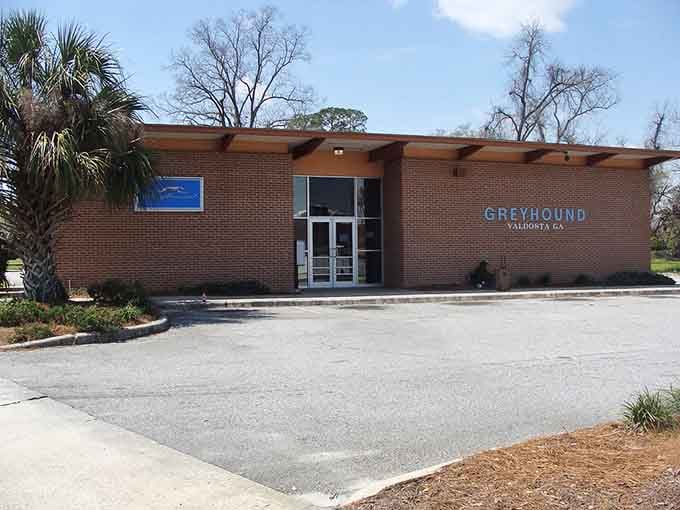 Even the Greyhound station has character here, proving Valdosta doesn't do anything halfway or boring.