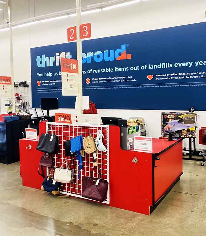 Checkout stations where your cart full of finds won't trigger the same financial panic as traditional retail therapy.