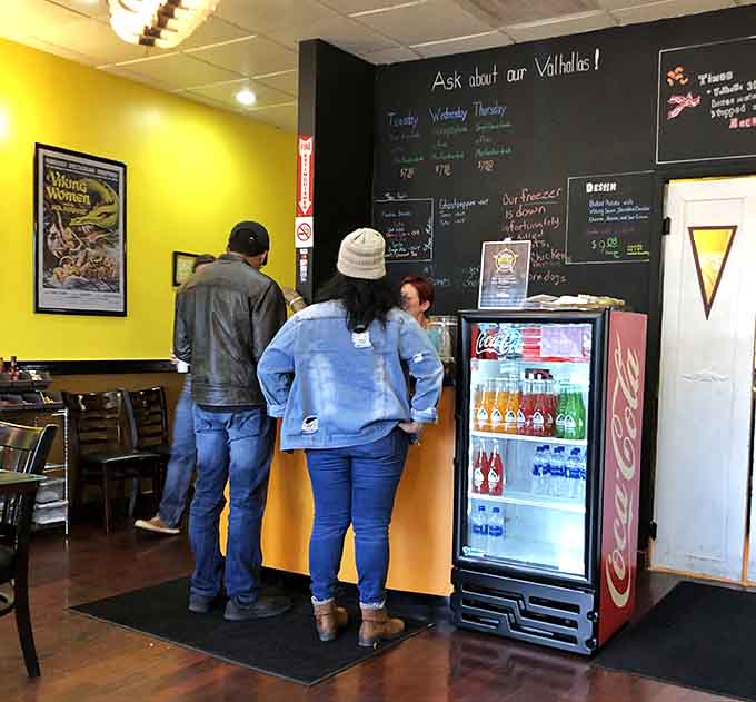 The order counter is where dreams are spoken aloud and transformed into delicious reality minutes later.