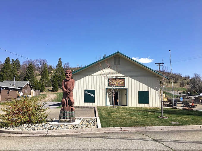 The Weed Historic Lumbertown Museum preserves the town's timber heritage in a building that's seen some stories itself.