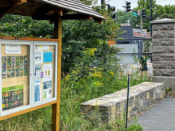 Educational displays and trail maps help you navigate this urban oasis without getting wonderfully lost.