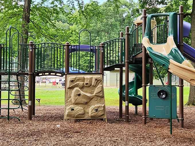 Mill Woods Park offers modern family fun surrounded by enough trees to make you forget you're minutes from Hartford.