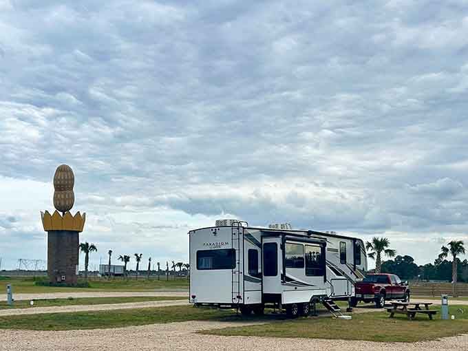 RV travelers consider this a must-stop landmark, because road trips need moments of pure, unapologetic American weirdness.