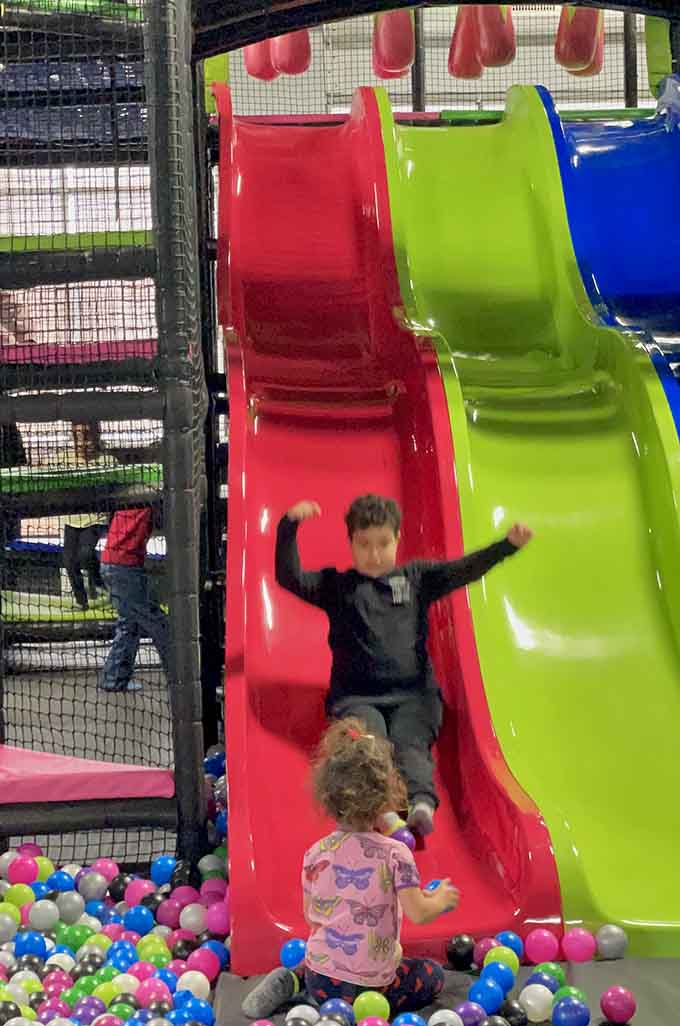 Racing down those glossy slides delivers the same thrill you felt at the county fair, minus the questionable safety inspections.