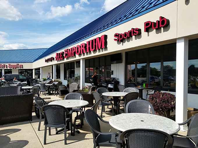 The welcoming exterior promises good times, great pizza, and memories worth making with every single visit.