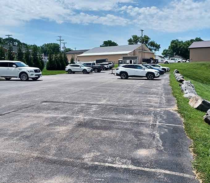 Packed parking lot on a sunny day proves word's gotten out about this hidden gem of outdoor recreation.