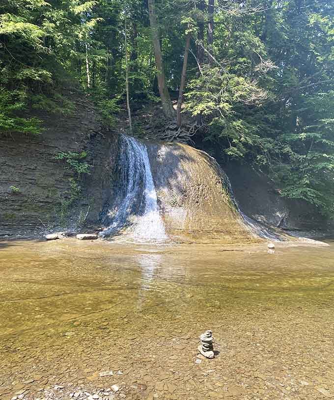 A hidden waterfall that proves Pennsylvania's been holding out on us this whole time, honestly.