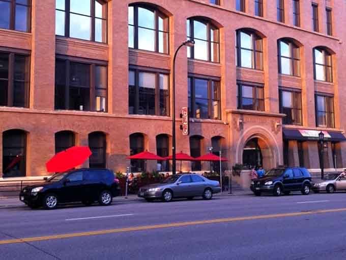 Those red umbrellas signal outdoor dining season has arrived, bringing Italian flavors to the Minneapolis streetscape beautifully.
