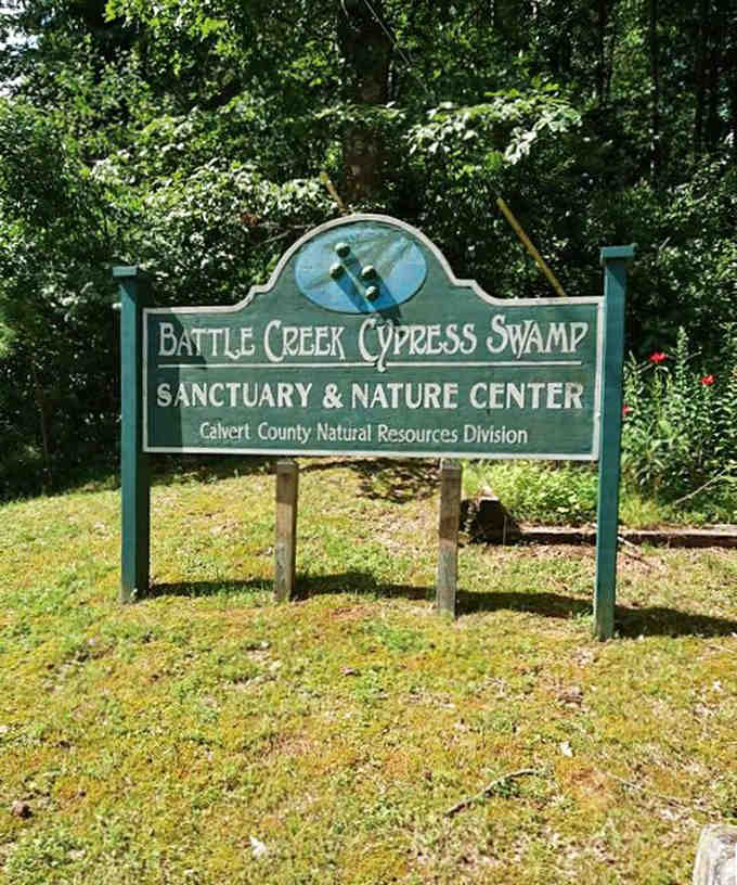 The sign welcomes you to a sanctuary that's been quietly amazing visitors for decades now.