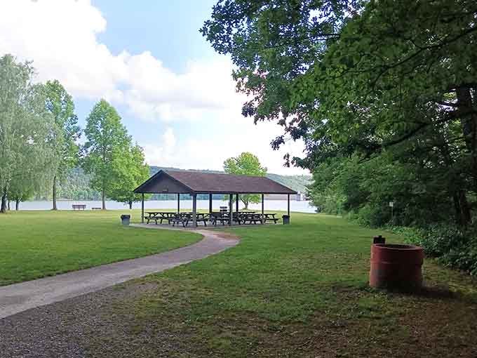 Community gathering spots with views like this should be mandatory in every Pennsylvania park.